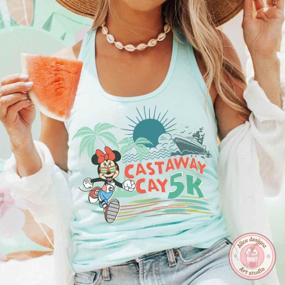 Rundisney Castaway Cay 5k Shirt, Mickey Minnie Disney Cruise Line ...