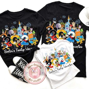 Personalized Disney Trip 2025 Shirt, Family Trip Group Matching Shirt, WDW Disneyworld Mickey ...