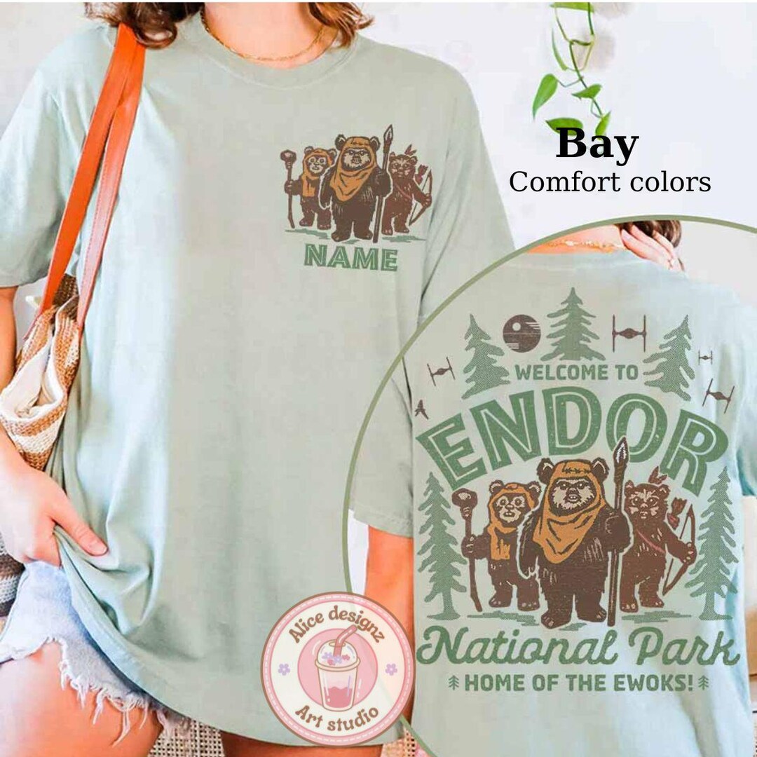 Two-sided Vintage Endor Ewok's Tree House Shirt, National Park Est ...