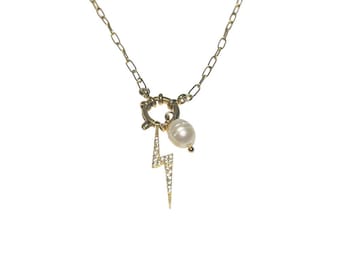 Charm Necklace Custom Dainty Stainless Steal Gold Non Tarnish Jewelry ...