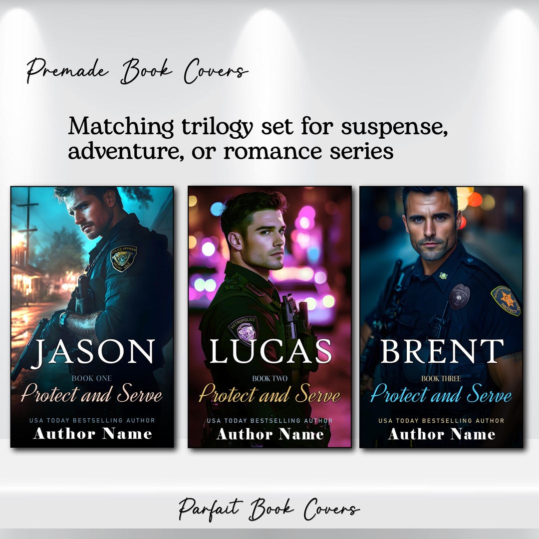 3 Premade E-book Series Trilogy Covers - Etsy
