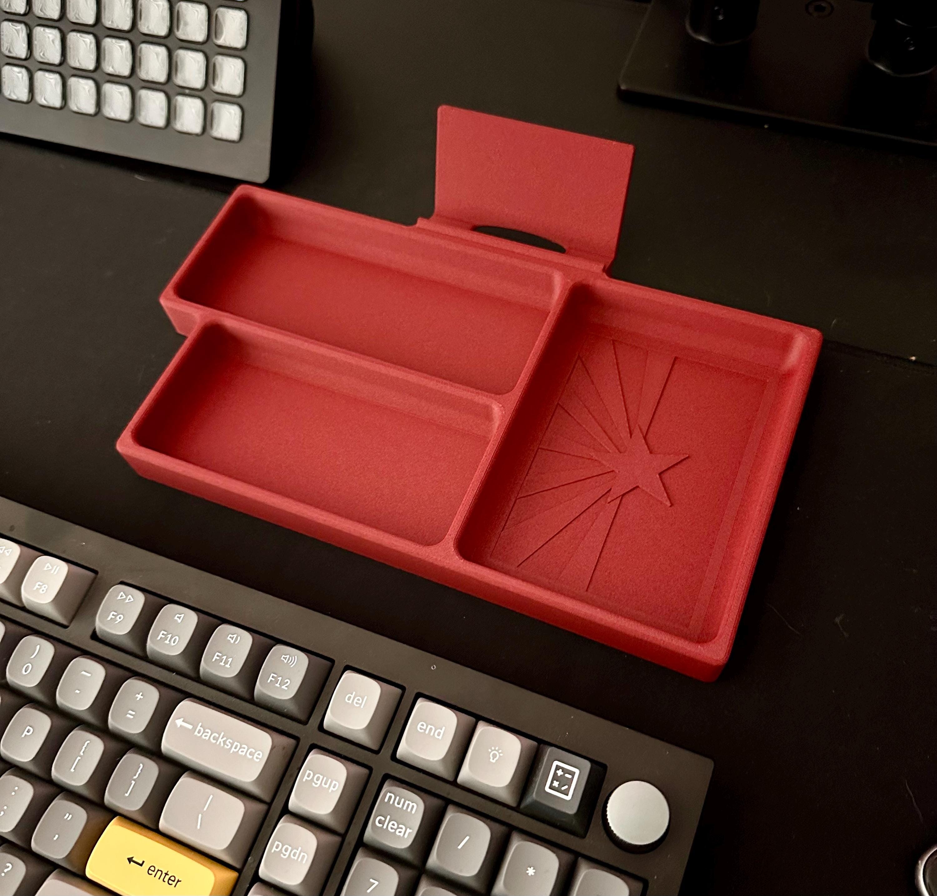 3D Printed Desk Organizer Wallet, Keys, Sunglasses Holder With Phone ...