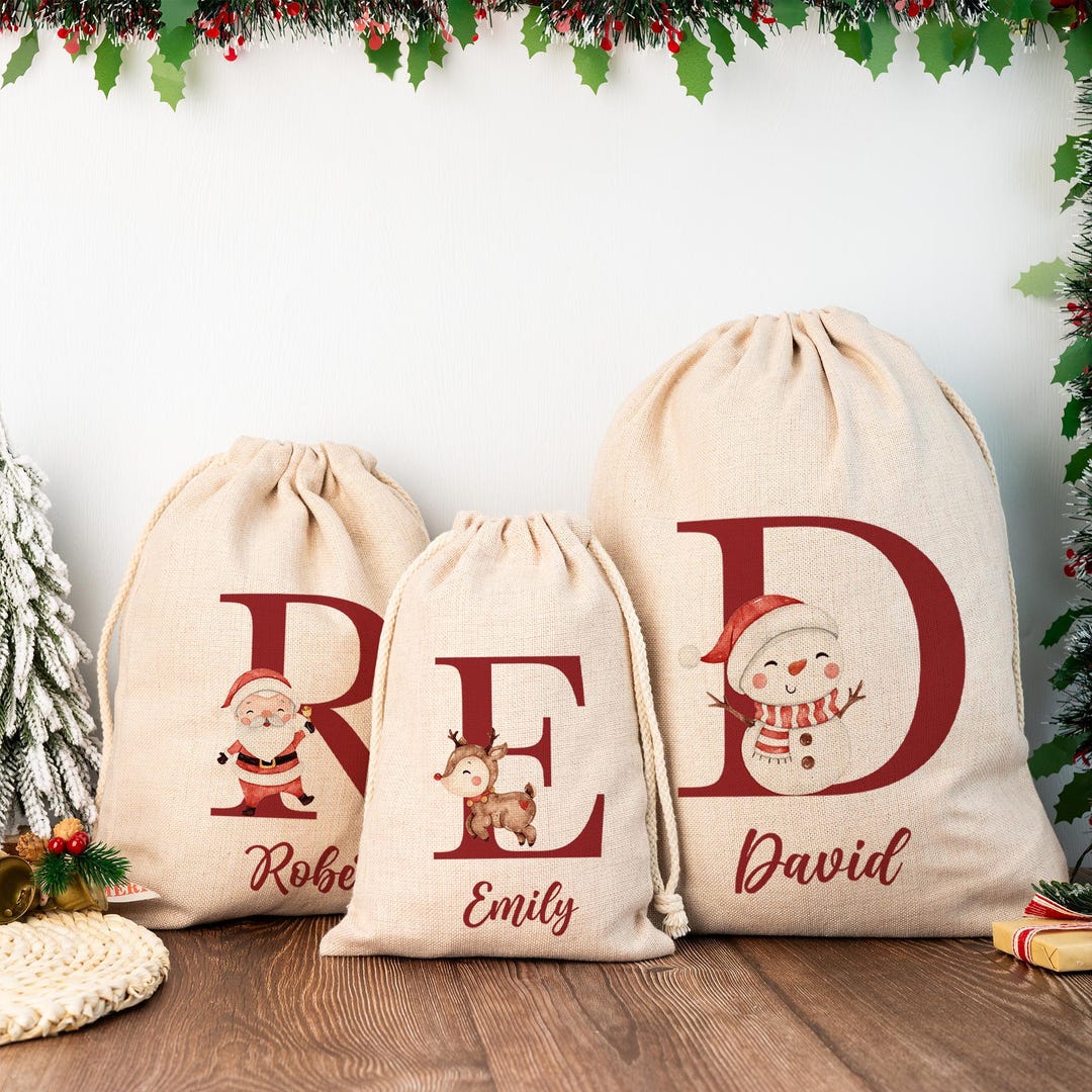 Personalized Santa Sack, Christmas Gift Sack, Christmas Toy Sack for ...