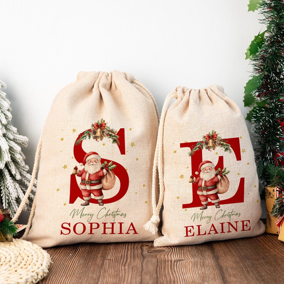 Kid's Christmas Toy Sack,christmas Santa Sack,personalised Christmas ...