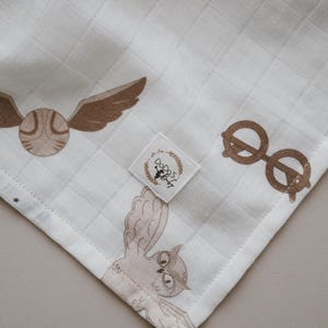 Wizarding School Muslin Squares | 100% Organic Cotton Unisex Muslin ...