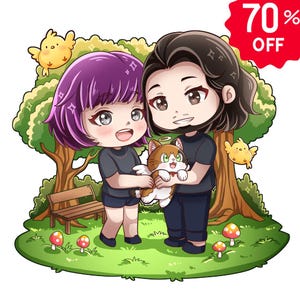 Cute Chibi Chibi Commission Cute Chibi Couple Chibi Couple Couple Chibi ...