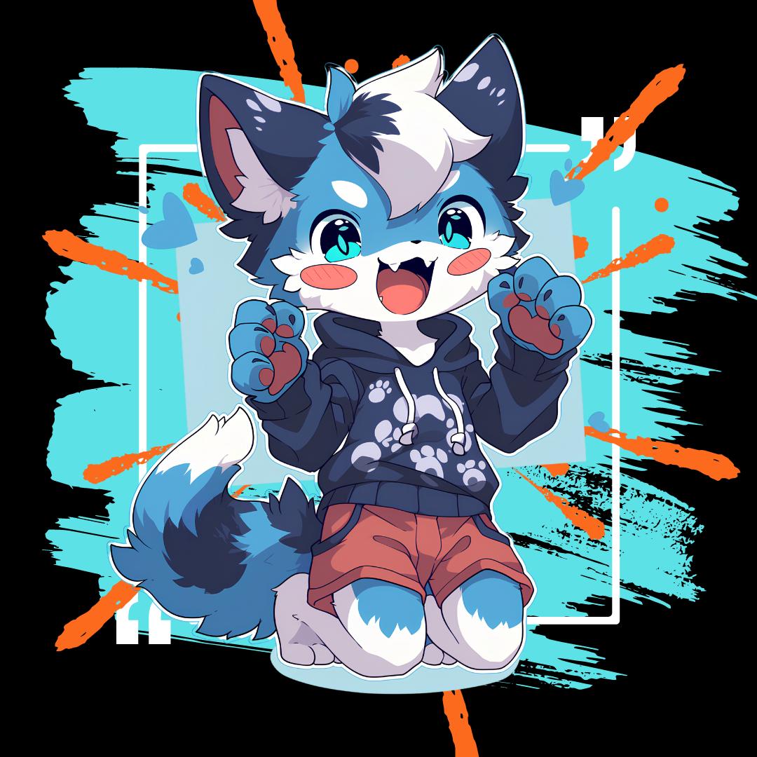 Furry Chibi, Chibi Commission, Furry for Twitch, Chibi Furry, Furry Pfp ...