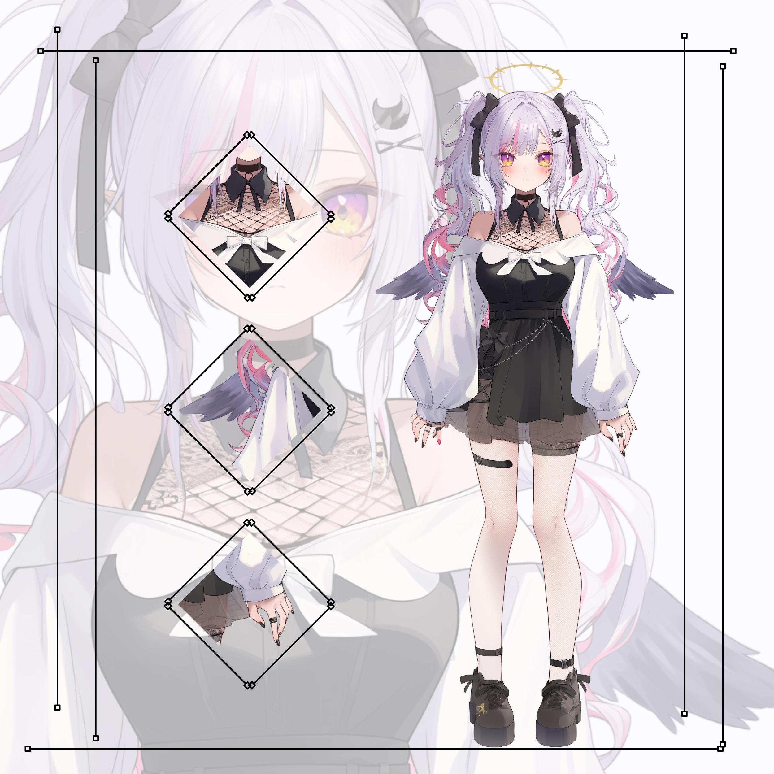 Custom Vtuber Model for Commercial Use | Live2d Commission, Vtuber ...