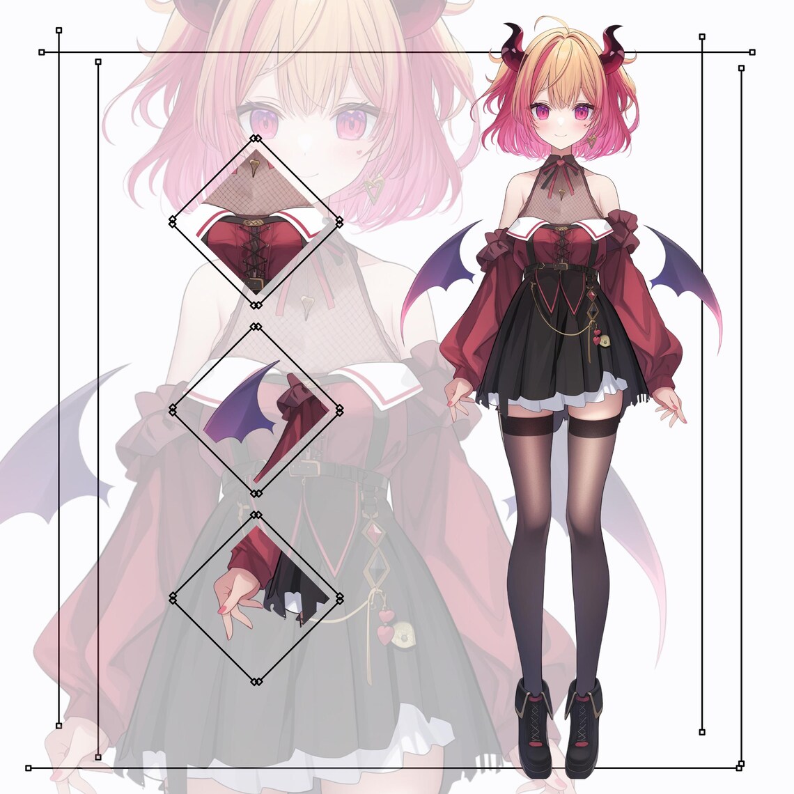 Custom Vtuber Model for Commercial Use | Live2d Commission, Vtuber ...