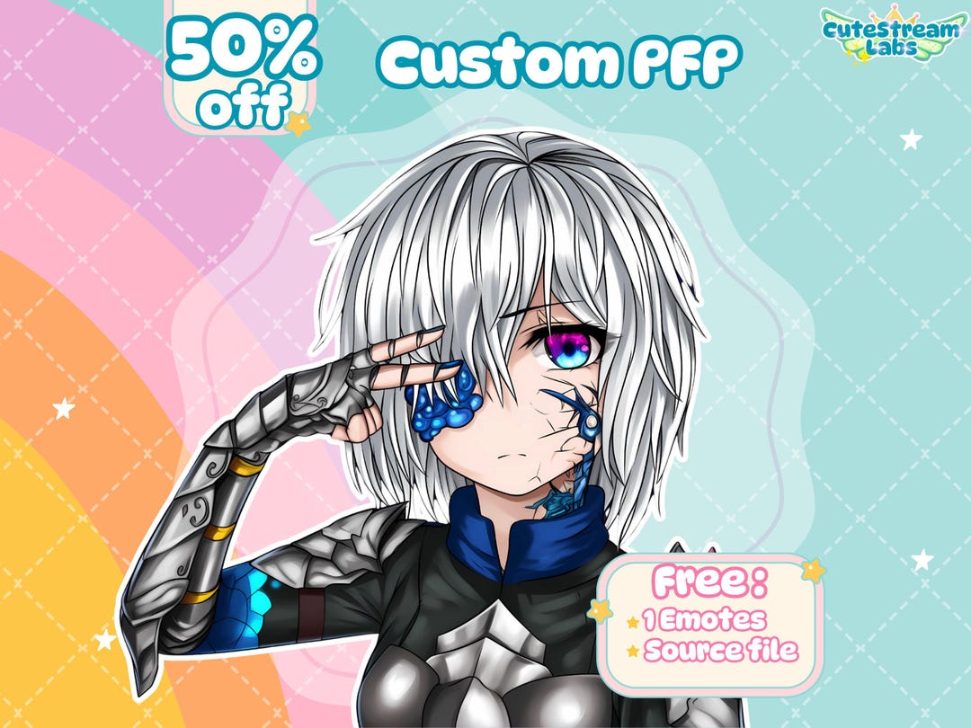 Anime PFP Commission | Custom Character Portrait | Anime PFP Art - Etsy