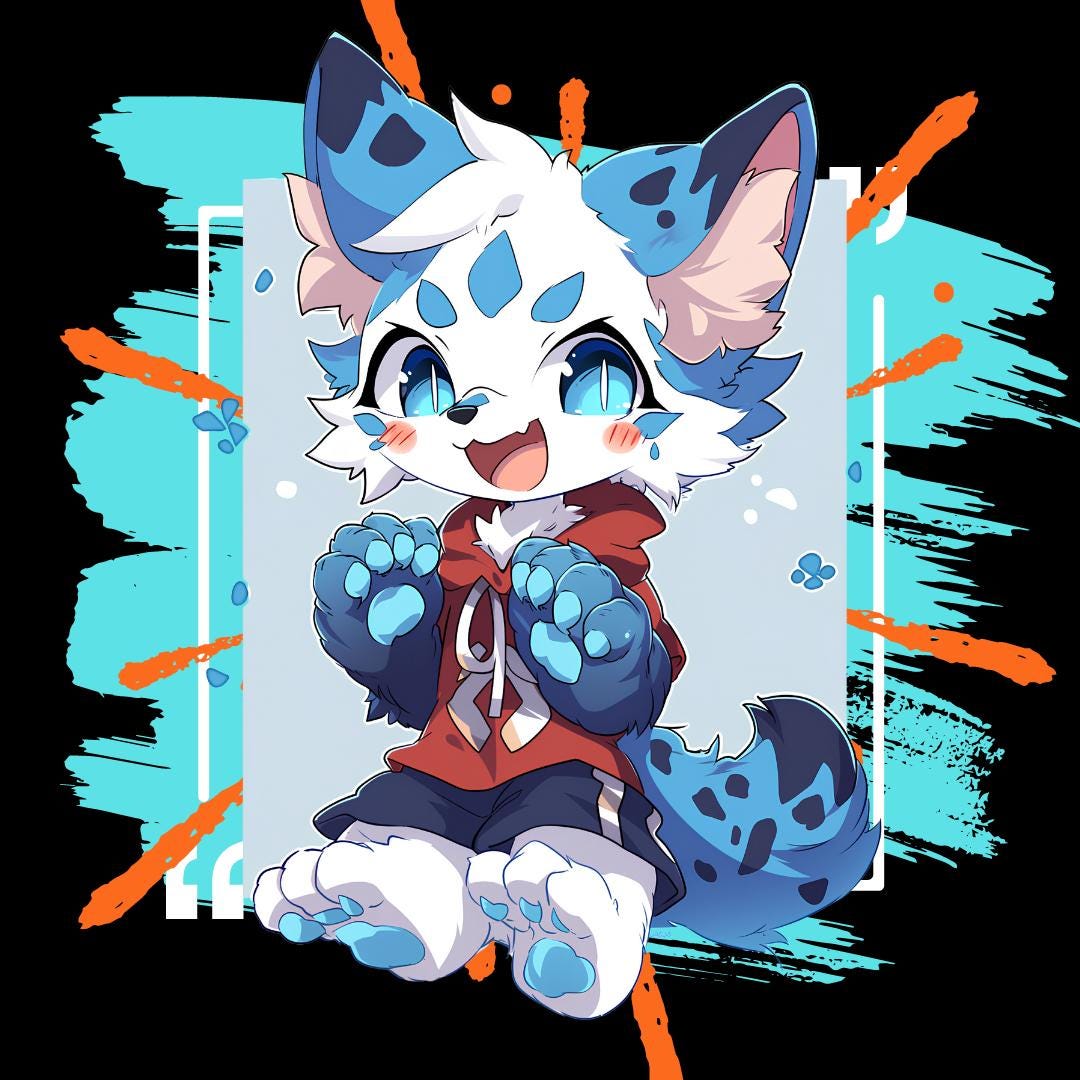 Furry Chibi, Chibi Commission, Furry for Twitch, Chibi Furry, Furry Pfp ...