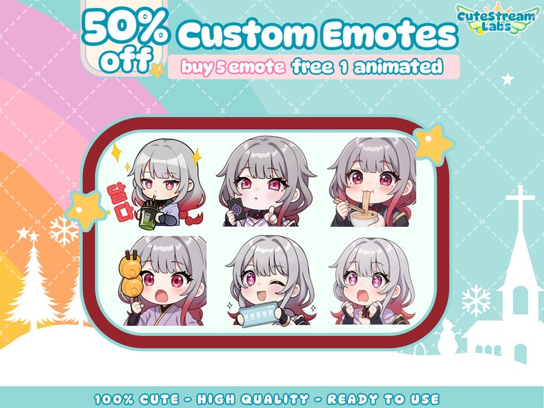 Discord Emotes | Personalized Emoji Design | Stream Branding Art - Etsy
