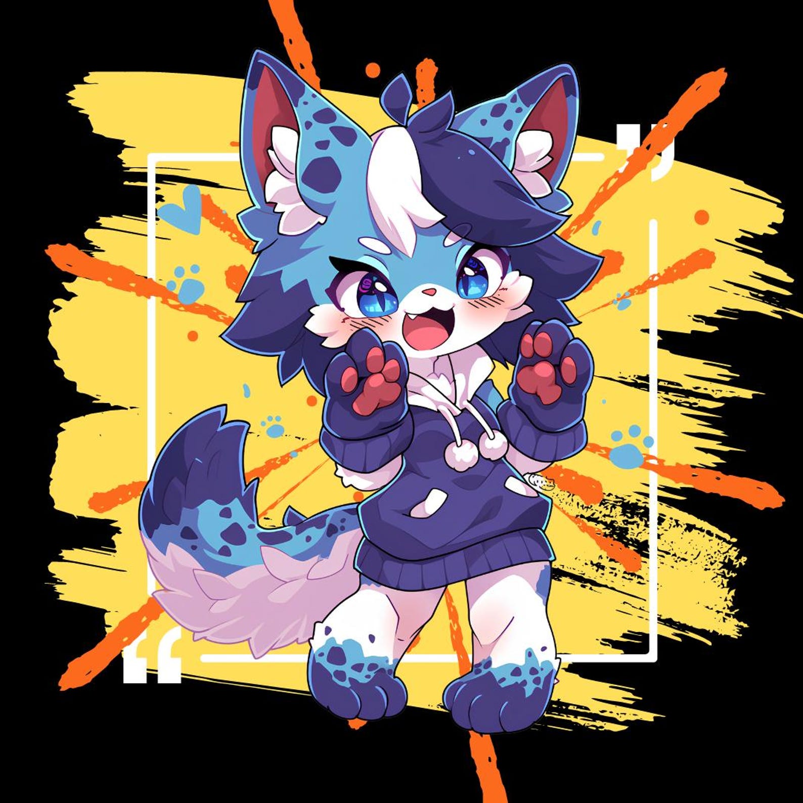 Furry Chibi Chibi Commission Furry For Twitch Chibi Furry Furry Pfp Cute Pfp Furry Icon