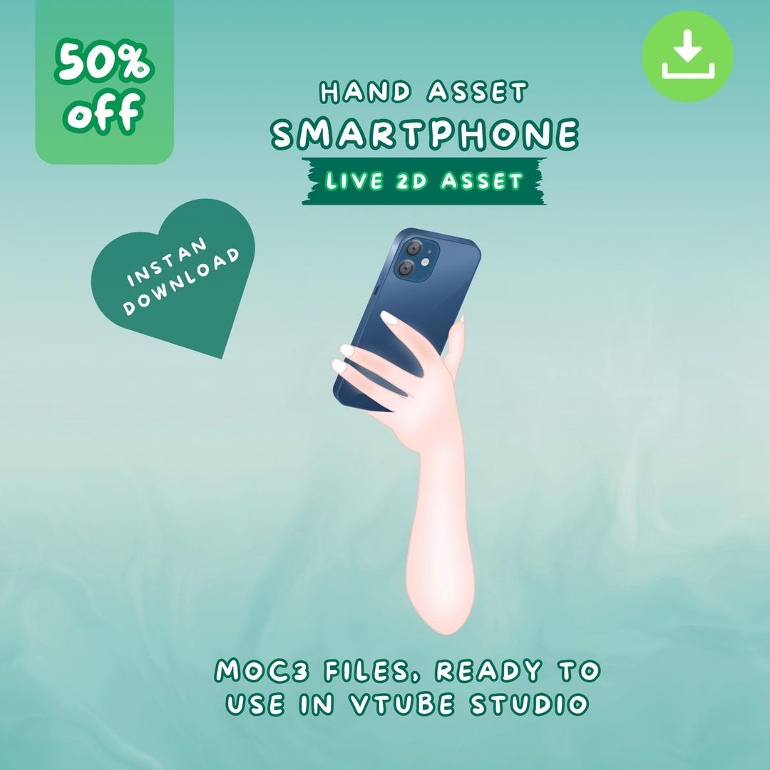 Rigged Phone Vtuber Asset: Live2d Smartphone (digital Download) - Etsy