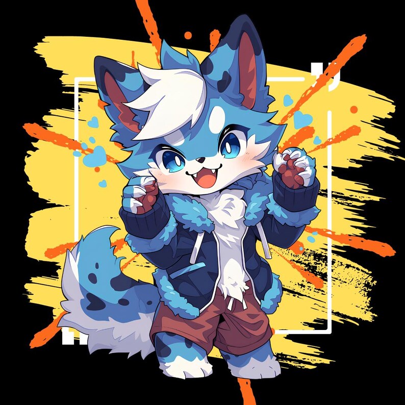 Furry Chibi Chibi Commission Furry For Twitch Chibi Furry Furry Pfp Cute Pfp Furry Icon