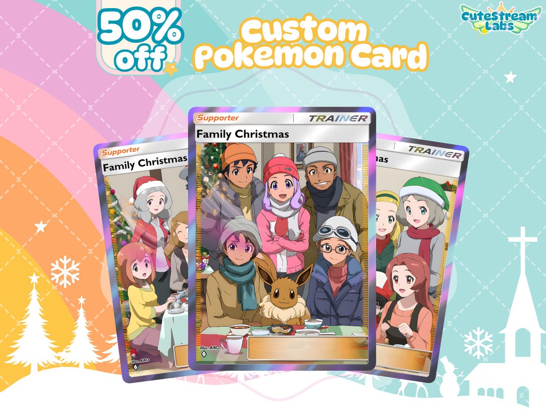 Custom Pokémon Card | Unique Trading Card Design | Custom Anime Card ...