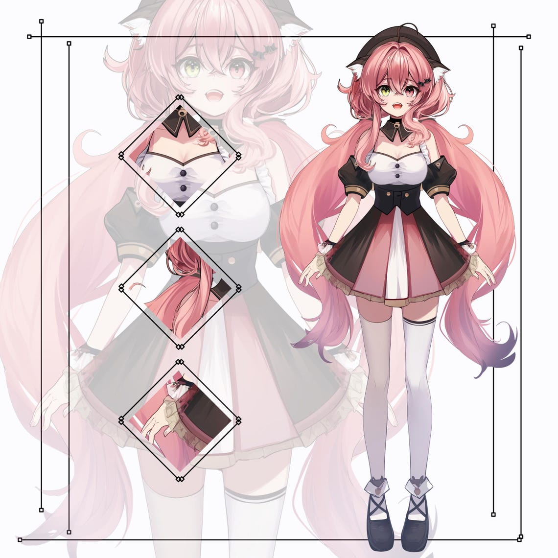 Custom Vtuber Model for Commercial Use | Live2d Commission, Vtuber ...