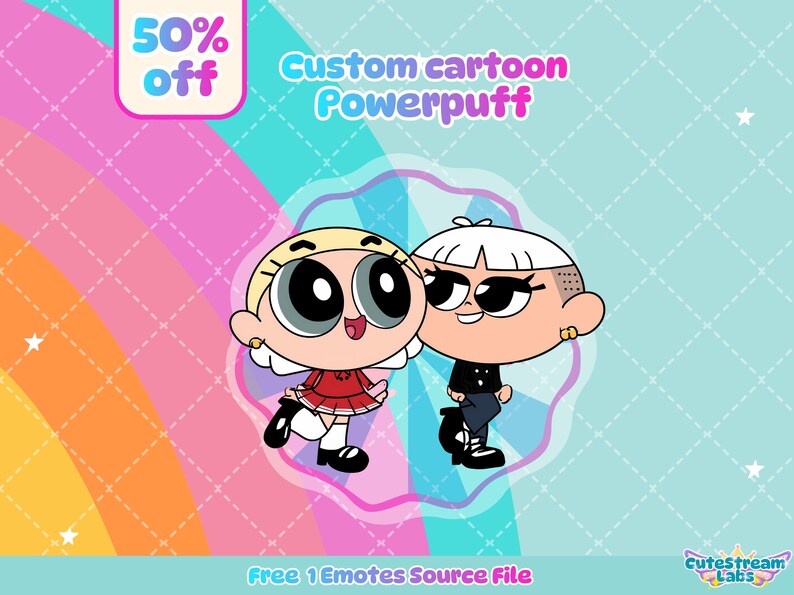 Custom Powerpuff Girls Style Portrait – Personalized Cartoon ...