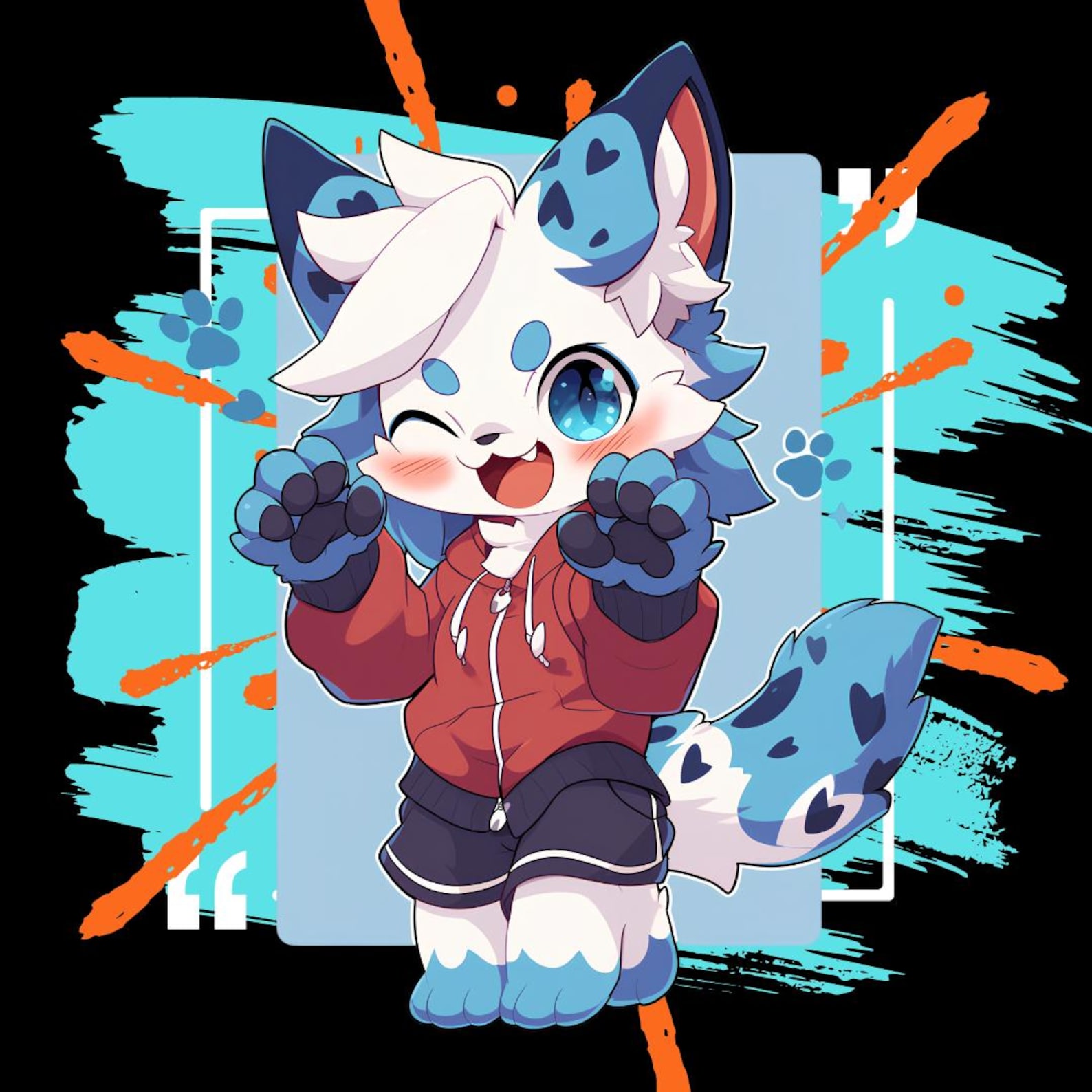 Furry Chibi, Chibi Commission, Furry for Twitch, Chibi Furry, Furry Pfp ...