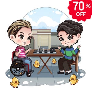 Cute Chibi Chibi Commission Cute Chibi Couple Chibi Couple Couple Chibi ...
