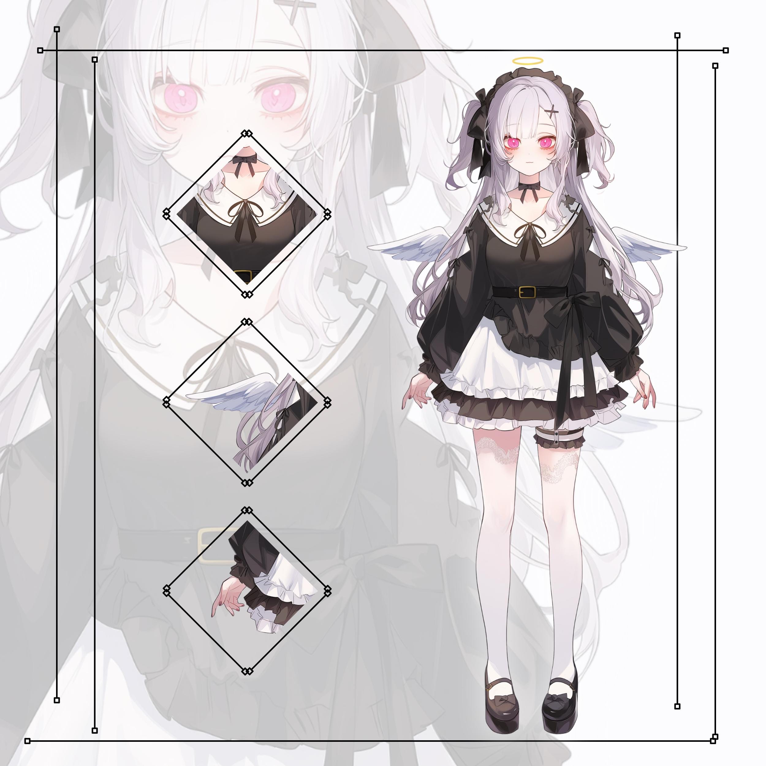 Custom Vtuber Model for Commercial Use | Live2d Commission, Vtuber ...