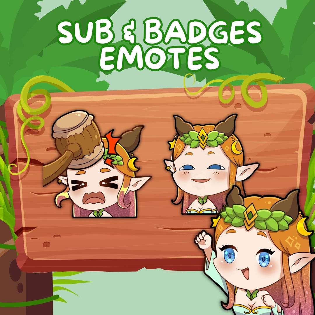 Custom Twitch Emote, High-quality Digital Emote, Personalized Streaming ...