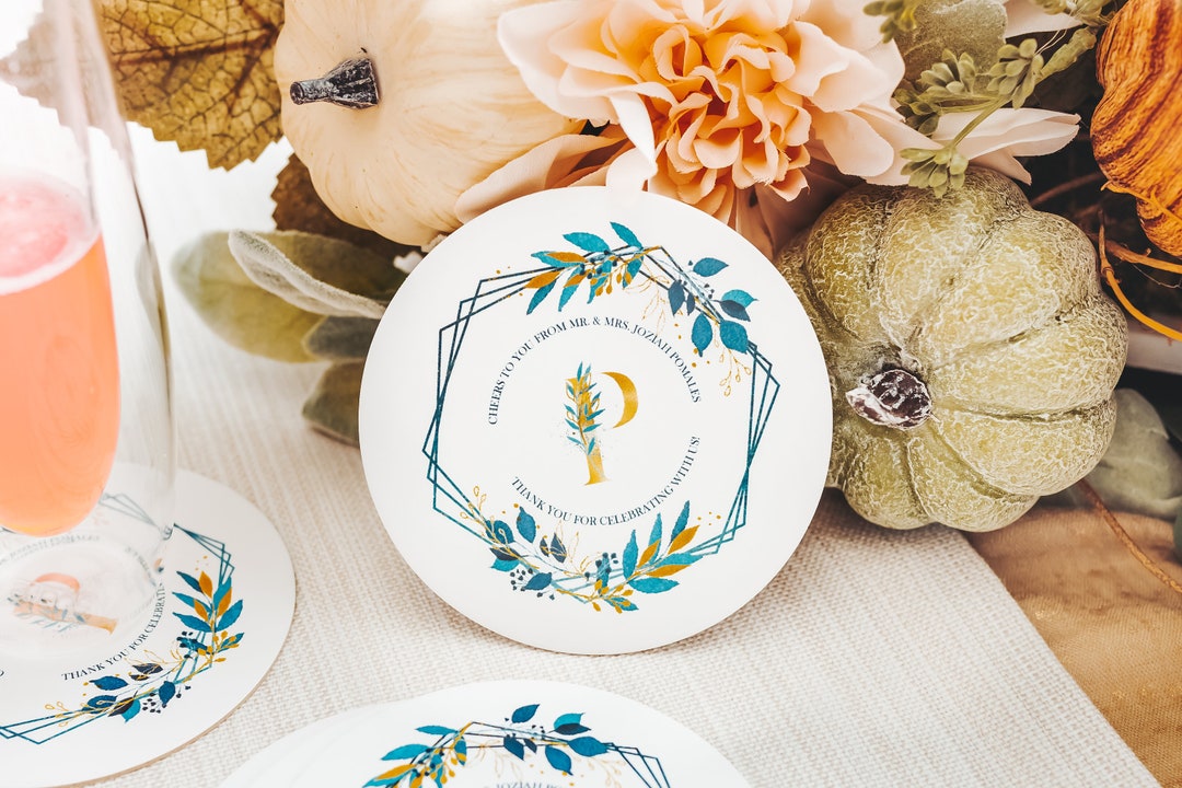 Custom Wedding Coasters | Personalized Drink Coasters | Wedding ...