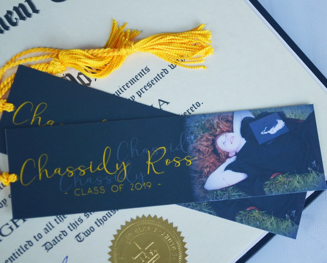 Personalized Graduation Bookmarks - Custom Graduate Bookmark ...