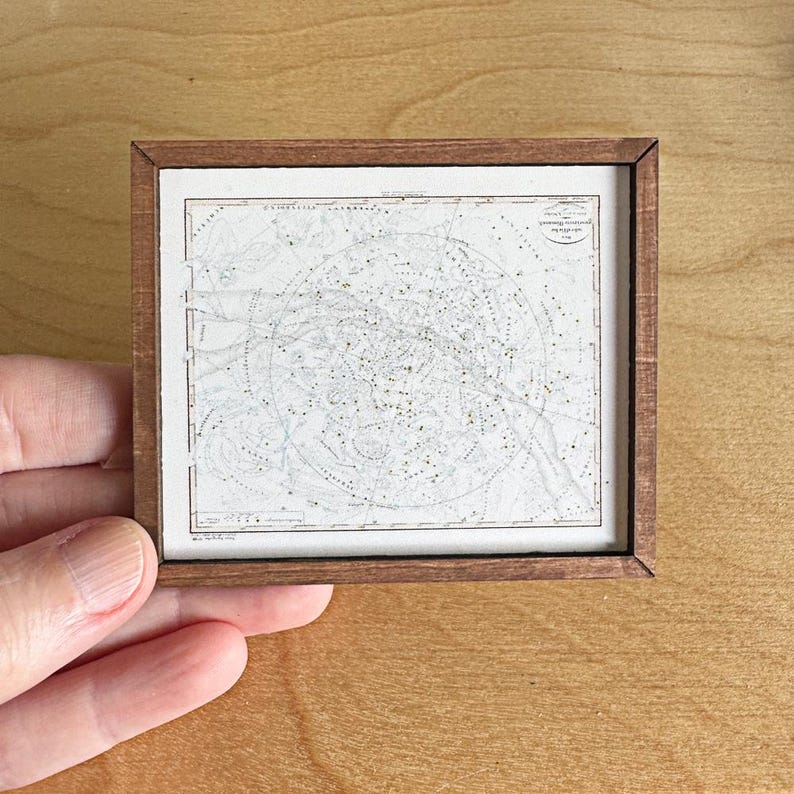Framed Dollhouse Map - Etsy