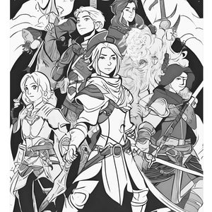 Vox Machina Coloring Book - Etsy