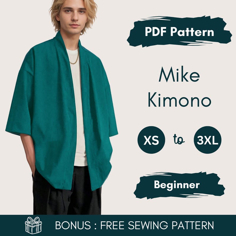 Kimono Pattern - Etsy