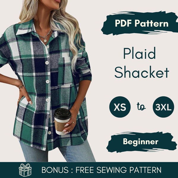 Plaid Jacket - Etsy
