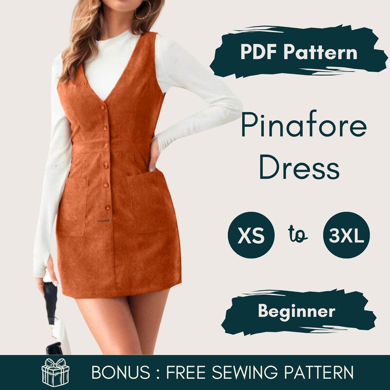 Mini Dress Sewing Pattern - Etsy