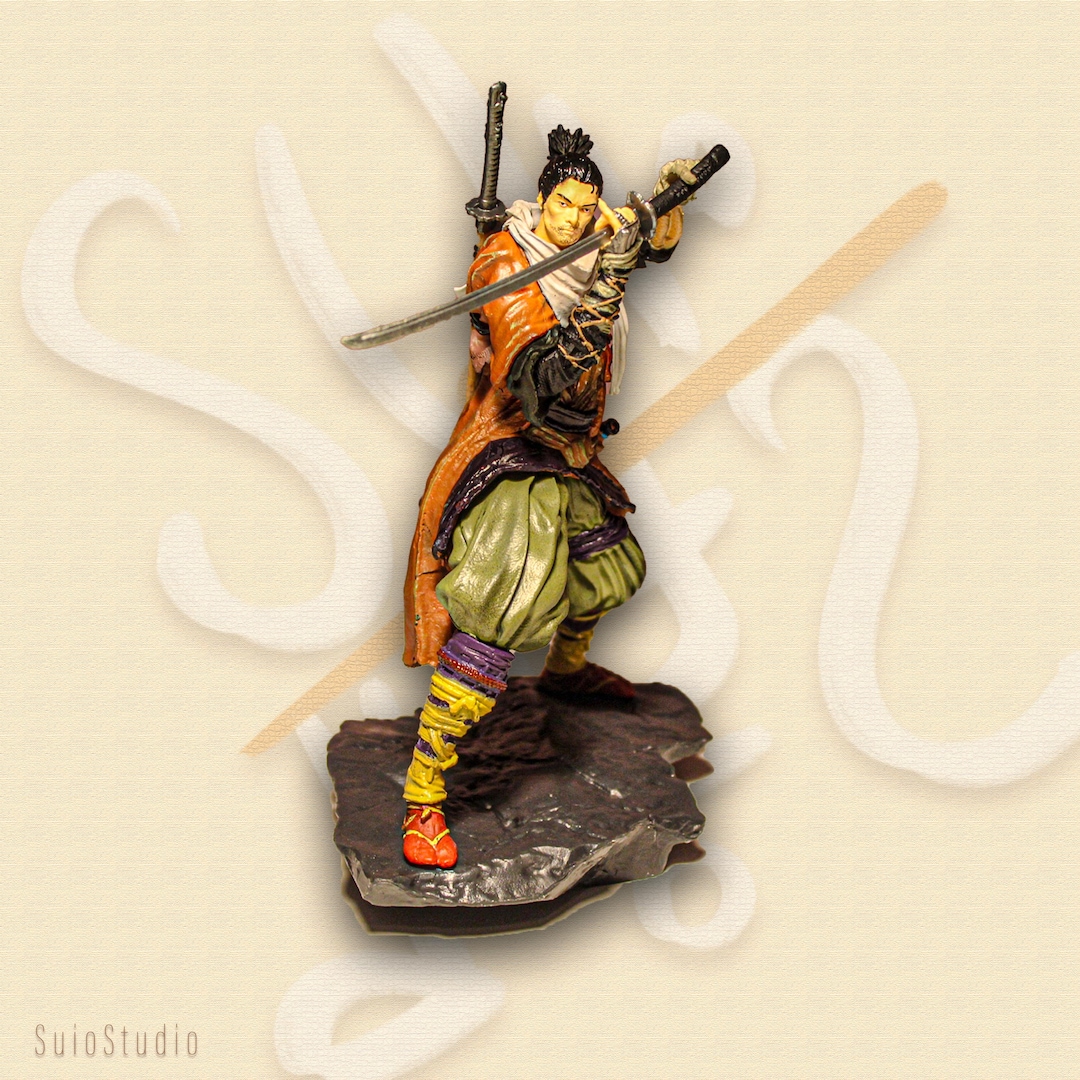 Sekiro : Shadows Die Twice Wolf Game Anime Figure Collectible Statue ...