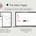 Aesthetic Student Planner Notion Template Coquette Japanese Pink Cute ...