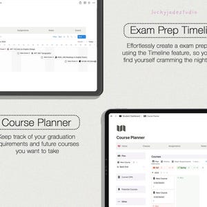 Aesthetic Student Planner Notion Template Coquette Japanese Pink Cute ...