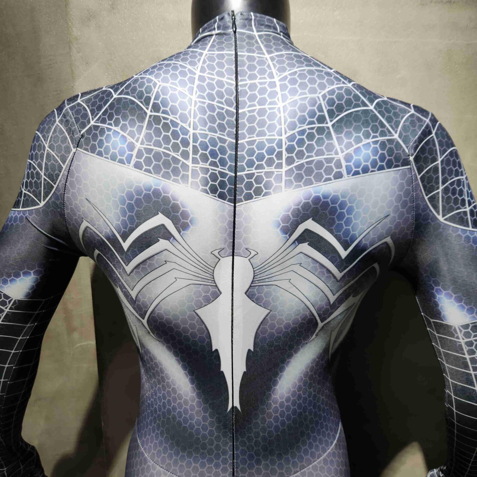 Spider-man Venom Costume Cosplay Black Cat Symbiote Women Bodysuit ...