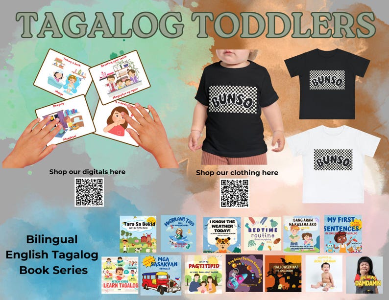 Filipino Children's Bilingual English Tagalog Book Tagalog Baby Books ...