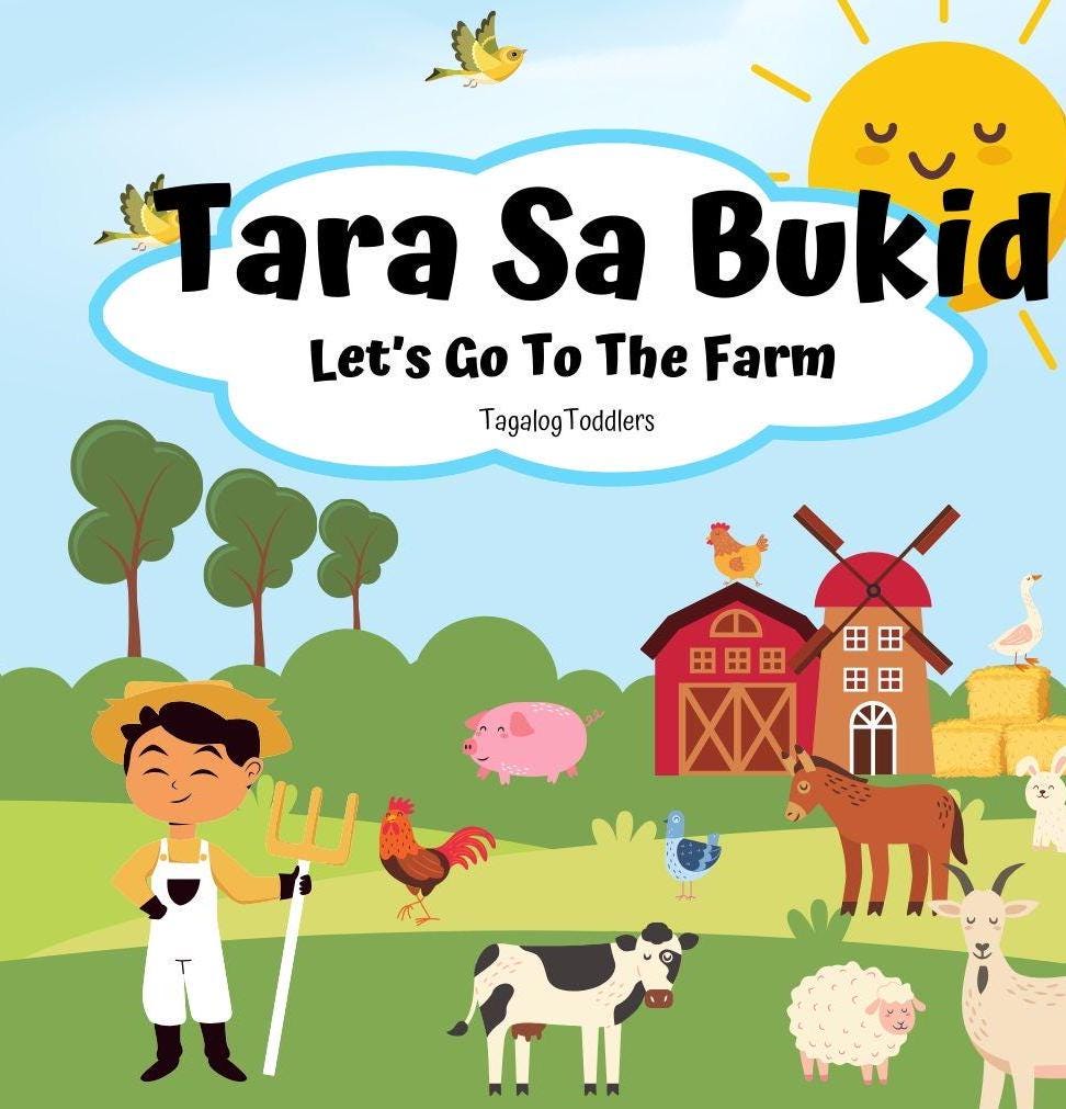 Bilingual English Tagalog Book for Filipino Children - Etsy
