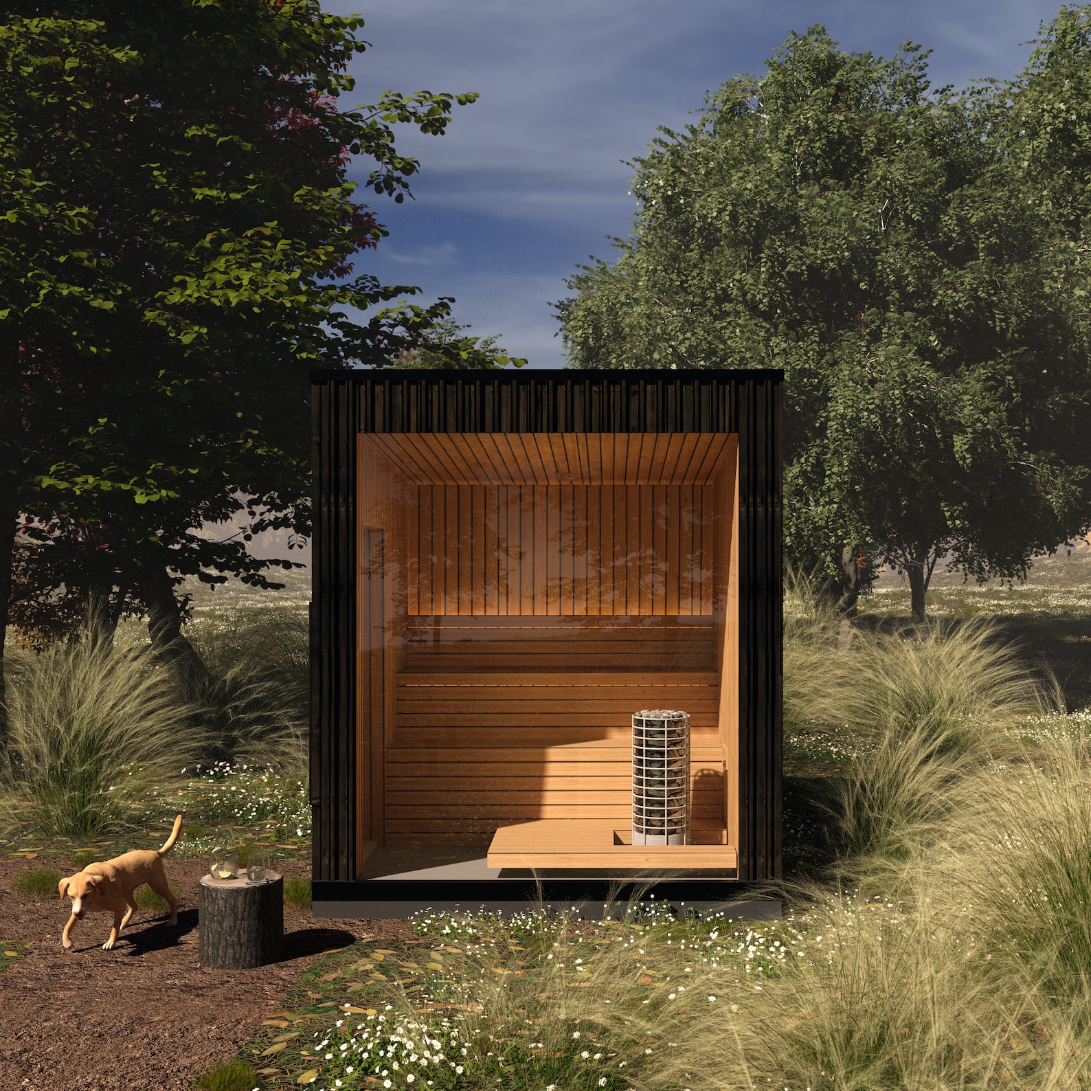 Digital DIY Sauna Plan for 2 Person Modern Sauna Cabin. Professionally ...