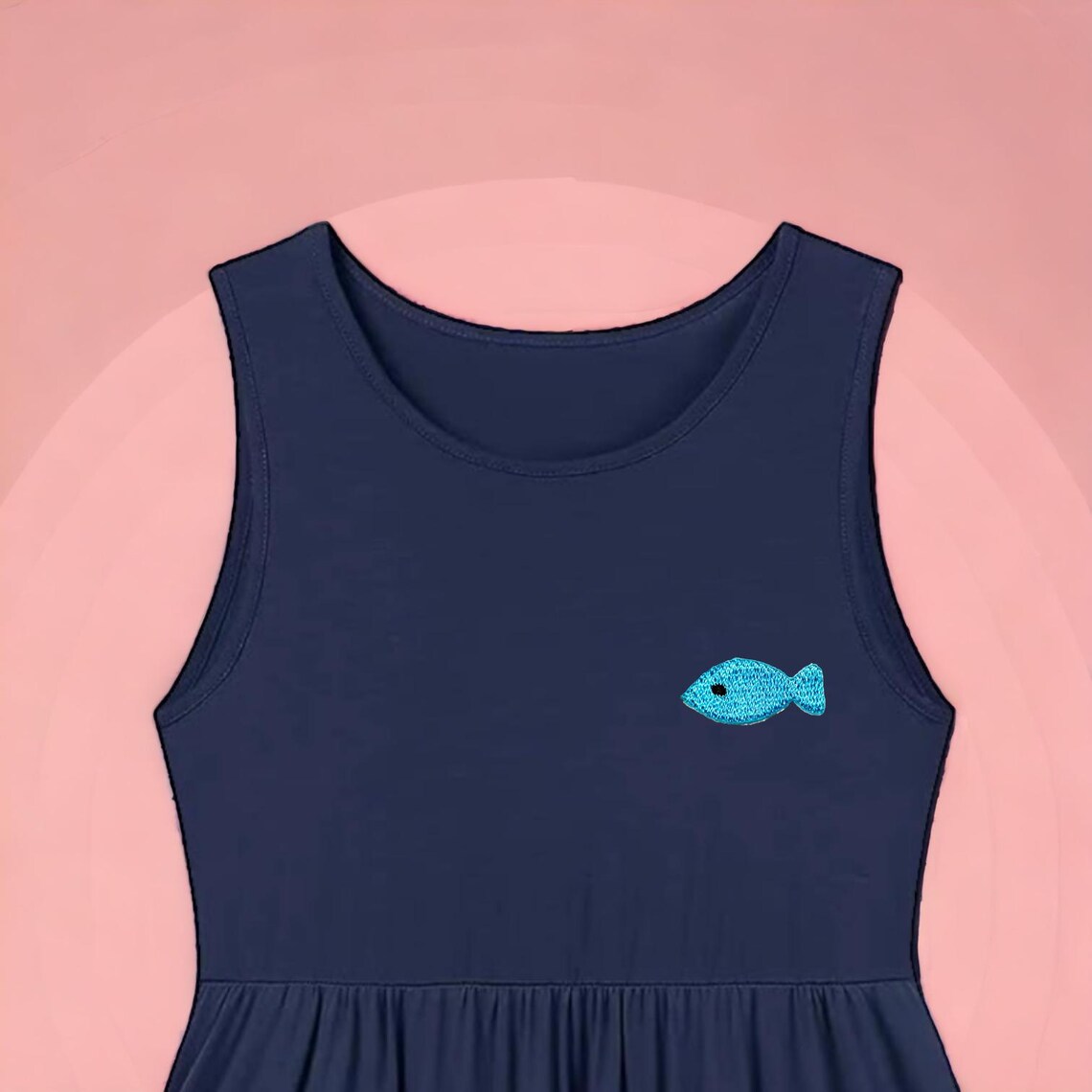 Truly Small Baby Blue Fish Patches for Costume Repair and Decoration ...