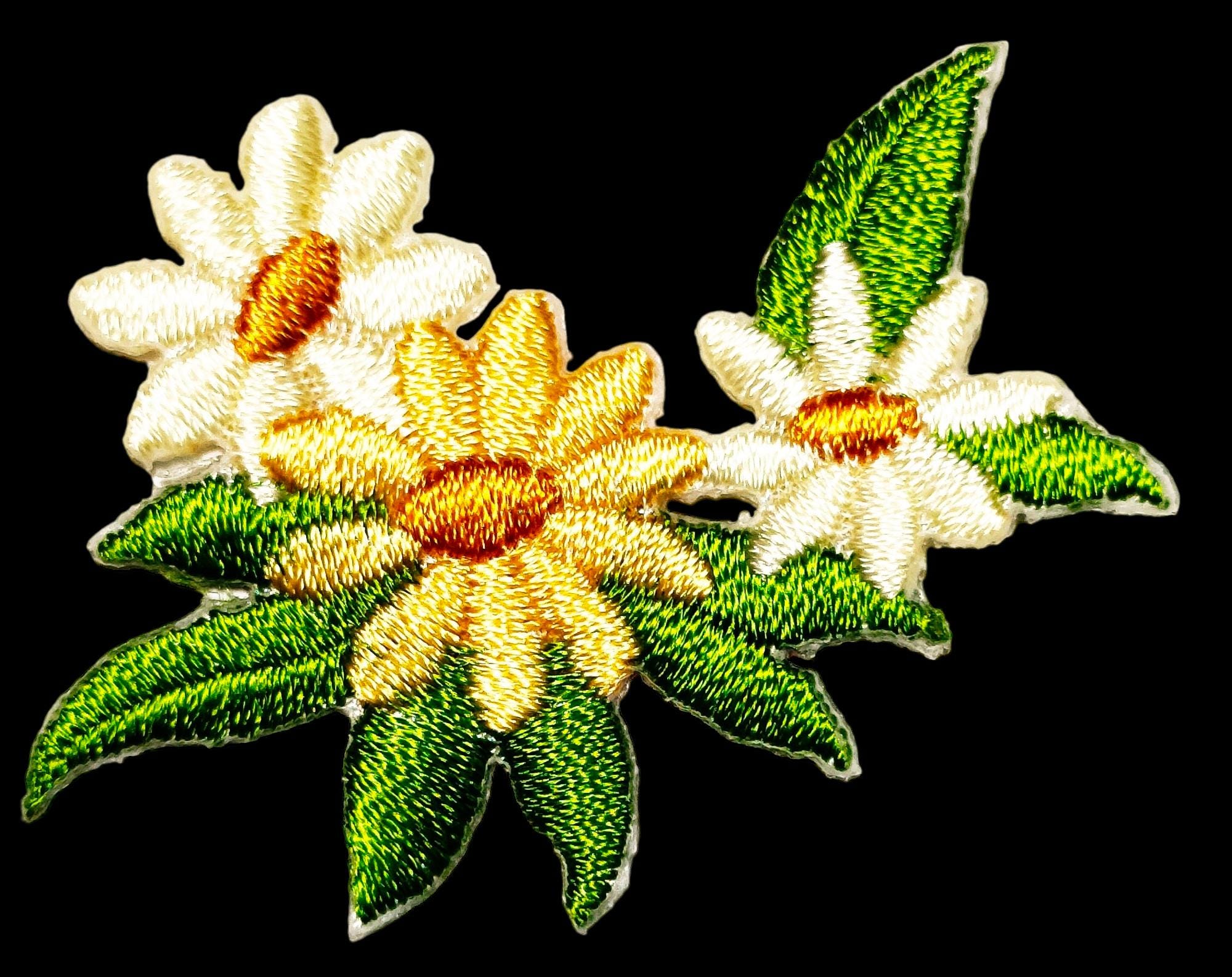 Truly Small Gold Chrysanthemum Flower Patch for Clothing Costume Repair ...