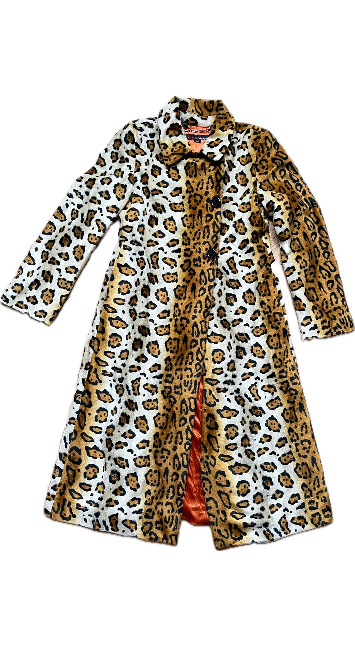 Miss Sixty ~ 2000s Soft Leopard Print Long Coat - Etsy