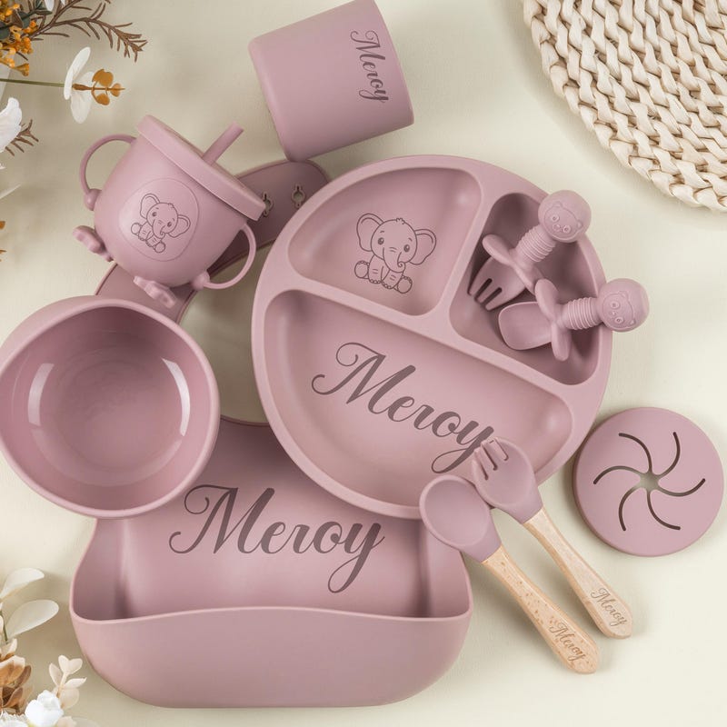 Plates Bib Set - Etsy