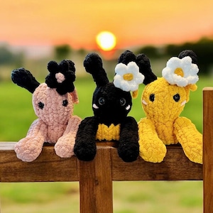 BUMBLEBEE BETSY/FULL Video Tutorial/hand Knit Insect/finger Knit ...