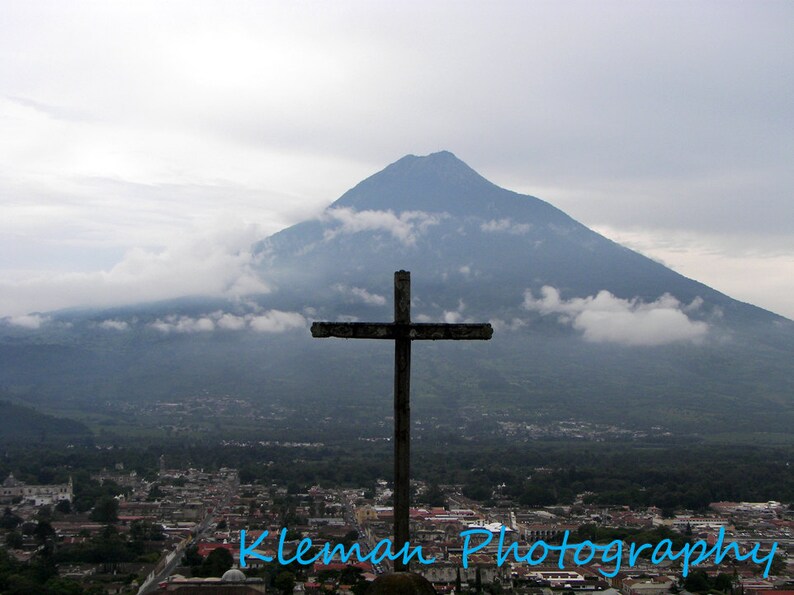 Antigua Guatemala Cross #4 Greeting Card-ready TO SHIP - Etsy