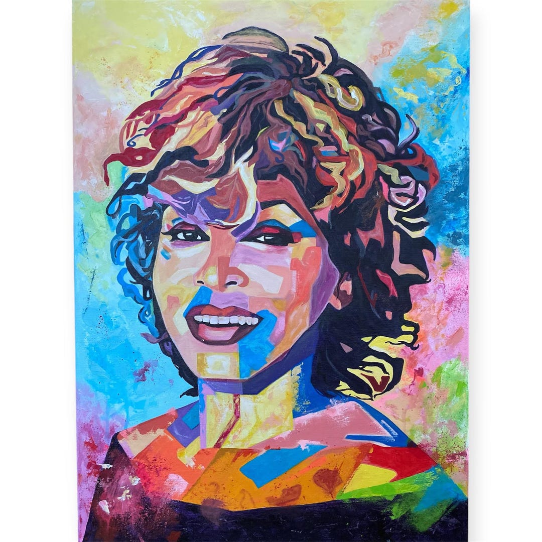 This Pop Art Style Acrylic Painting Would Make a Great Gift for Lovers ...