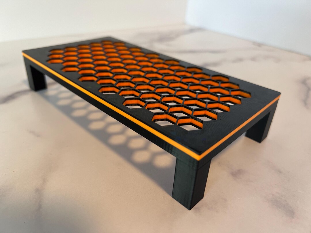 Orange 3D Printed Coral Frag Rack | Reef Safe Saltwater Aquarium Stand ...