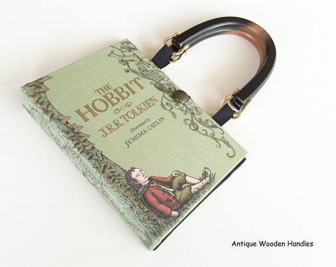 The Hobbit Book Purse - JRR Tolkien Book Cover Handbag - the Hobbit ...