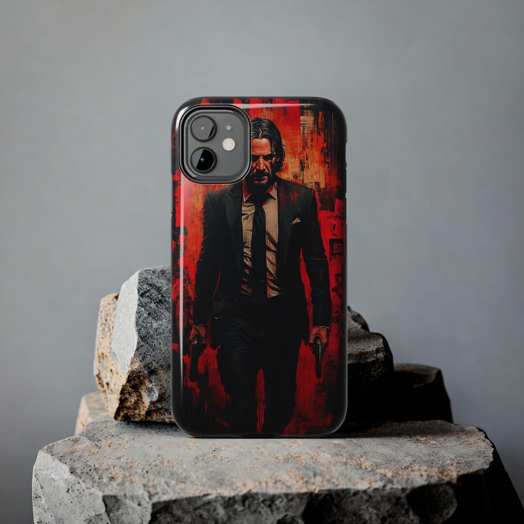 John Wick Phone Case Urban Art Style artwork Phone Case iPhone 15/14/13 ...